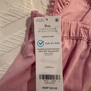 Carter's | Dresses | Carters Pink Sundress 9 M Embroidery And Ruffles ...